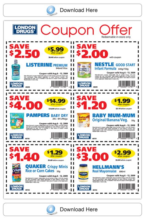 Canadas London Drugs Online Coupons For August 6 12 2009 Canadian