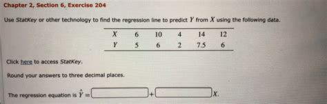 Solved Chapter 2 Section 6 Exercise 204 Use Statkey Or