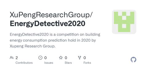 Github Xupengresearchgroup Energydetective Energydetective Is A Competition On