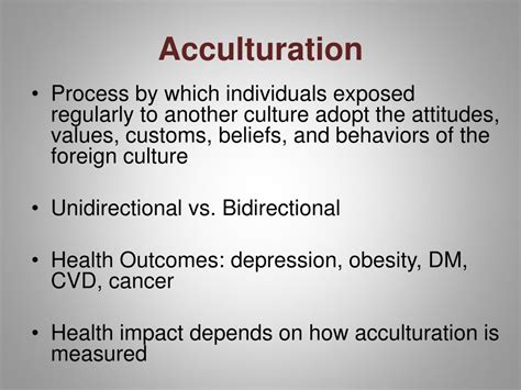 Ppt Measures Of Acculturation Powerpoint Presentation Free Download