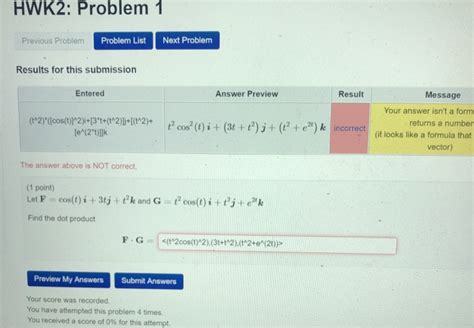 Solved Hwk2 Problem 1 Previous Problem Problem List Next