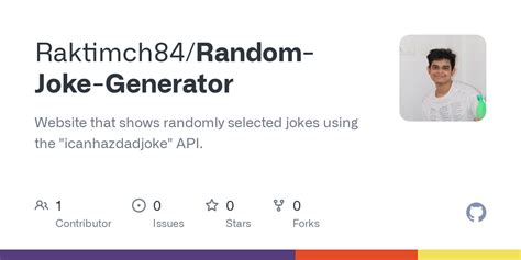 Github Raktimch84random Joke Generator Website That Shows Randomly