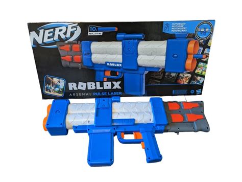 Nerf Roblox Arsenal Pistola Blaster Freccette Motorizzata Laser