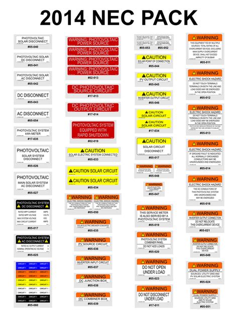 Nec Labeling Requirements Guides Online