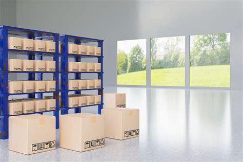 Ai 제조 박스 제품 제조업의 대상 기술 미래의 제품 수출입 제품 식품 화장품 의류 창고 기계 미래 기술 2024 3d 렌더 3