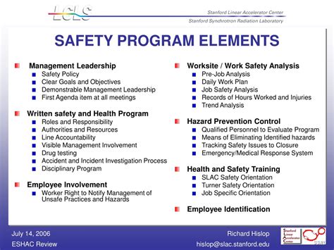 Ppt Lcls Construction Safety Program Updates Powerpoint Presentation