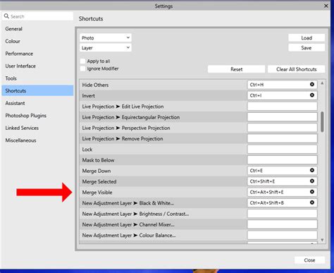 Shortcut For Merge Visible Affinity On Desktop Questions Macos And