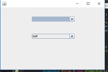Jave Combobox En Cascade Par Elite Page OpenClassrooms