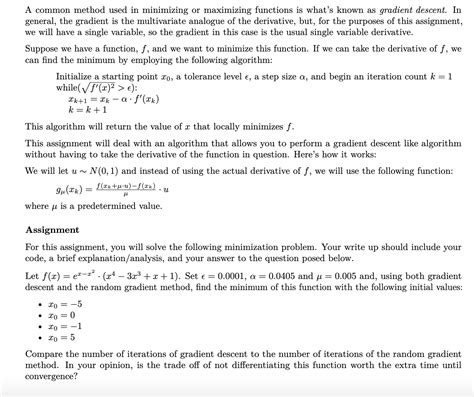 solved a common method used in minimizing or maximizing