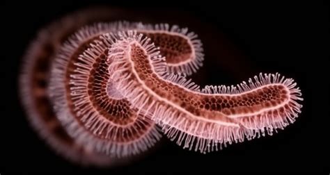 Premium Photo A Closeup View Of A Microscopic Organism Possibly A Bacteria Or Fungus With