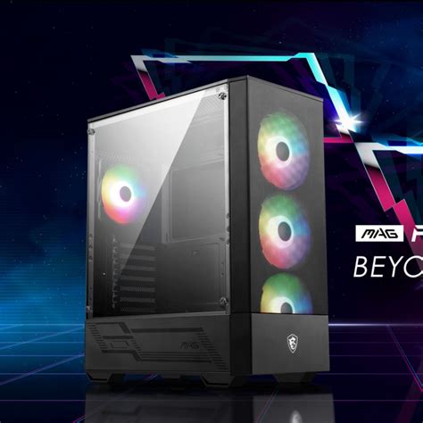 Jual MSI MAG FORGE 112R ARGB TEMPERED GLASS MID TOWER PC CASE CASING GAMING CHASSIS Shopee