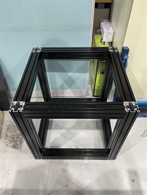 검정 프로파일 조립 구조물 제작사례 대명시스템