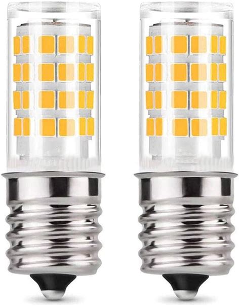 Led E17 Microwave Appliance Light Bulb 2 Pack 4w T8 40w Incandescent