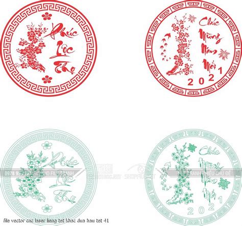 File Vector Cnc Laser Lieng Tet Khac Dua Hau Tet 41
