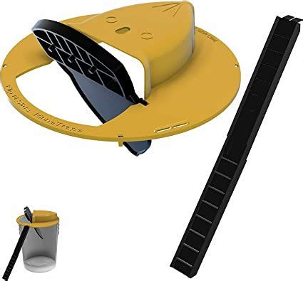 Amazon.com : RinneTraps - Flip N Slide Bucket Lid Mouse Trap |Humane or Lethal| |Trap Door Style ...