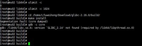 Linux 编译安装libcso6时出现segmentation Fault Core Dumped错误导致ls等命令不能用怎么办