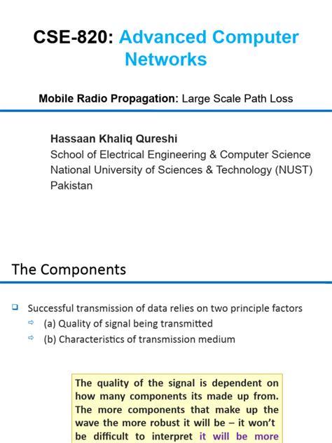 lecture 3 physical layer pdf radio propagation radio