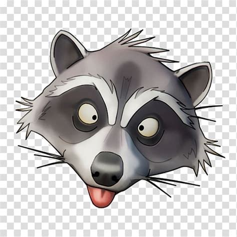 Dead Raccoon Clipart Image
