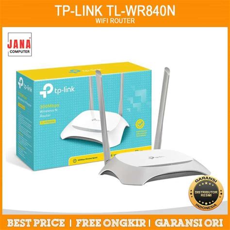 Jual Tp Link Tl Wr840n Wifi Router 300mbps Wireless N Speed Di Seller Jana Computer