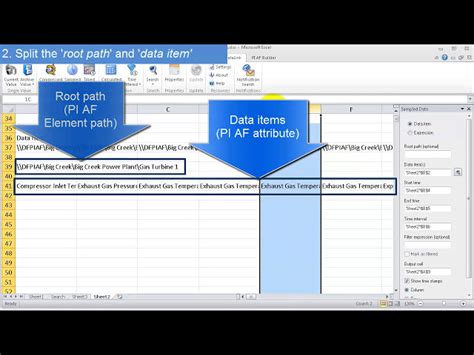 فیلم آموزشی Osisoft نکات Pi Datalink جدول اقلام داده Pi ستون ها در برابر زمان ردیف ها