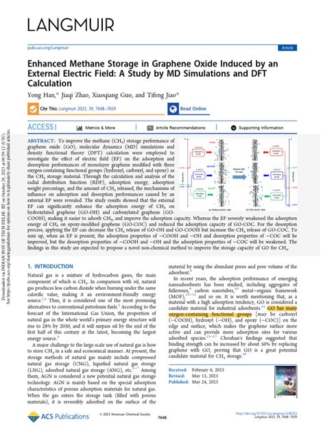 Enhanced Methane Storage In Graphene Oxide Induced By An External