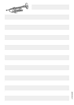 Blank Sheet Music Professional Grade Music Paper By Papiermusiquefr