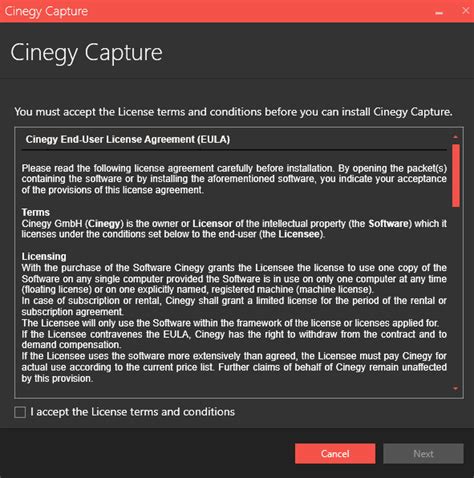 Step 1 Cinegy Capture Installation Cinegy Open Step 1 Cinegy Capture Installation Cinegy Open
