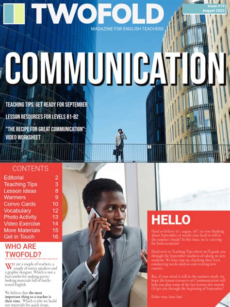 Issue 19 Communication Pdf Communication English Language