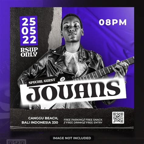 뮤지컬 이벤트 포스터 디자인 프리미엄 Psd 파일