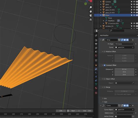 Multiple Separate Bezier Curves In One Objectmaking It Work With