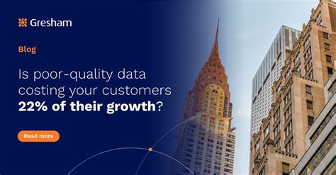 How To Unlock Growth The Cost Of Poor Data Gresham Posted On The Topic Linkedin