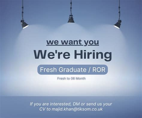 Majid Khan Lodhi On Linkedin Fresh Freshgraduate Ror
