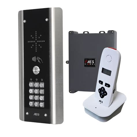 AES 603 ABPK Wireless Intercom System With Prox Reader Electric Gate Motors