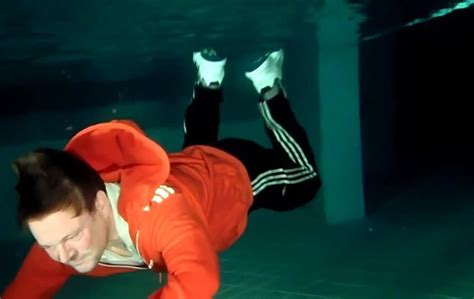 Barefaced Hottie Fully Clothed Underwater Thisvid Com