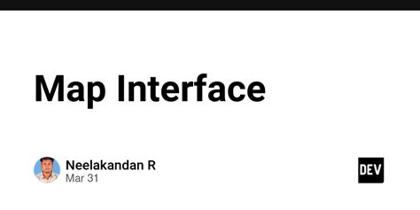 Map Interface Dev Community
