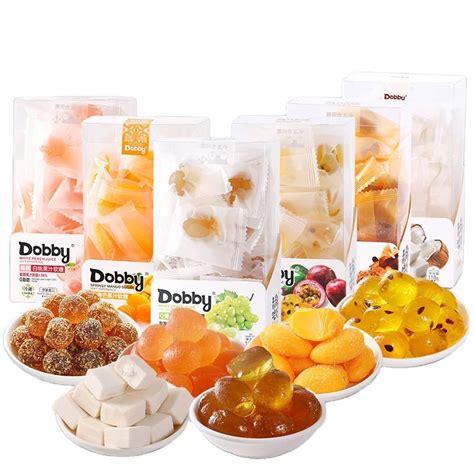 Dobby Custom Design Good Taste Soft Chewy Fruit Candy Chinese Candy