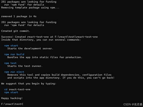 React创建项目 Csdn博客