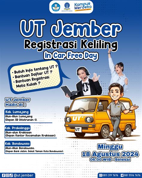 Ut Jember Hadir Menghampirimu Dalam Registrasi Keliling On The Spot At