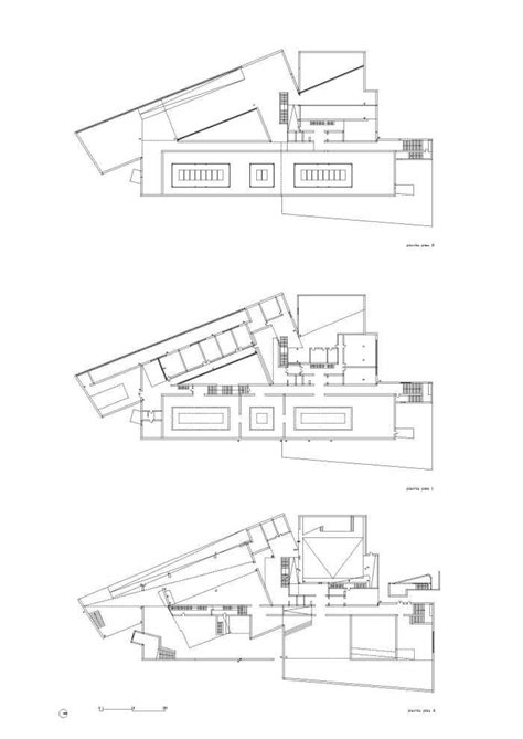 Plans Of Architecture Alvaro Siza Centro Galego De Arte Contemporânea
