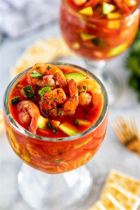 Mexican Shrimp Cocktail Cóctel De Camarón No 2 Pencil