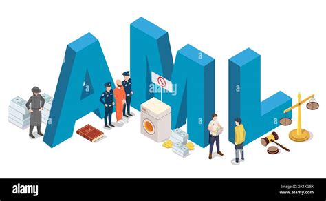 Aml 3d Vector Anti Money Laundering Illustration Stock Vector Image And Art Alamy