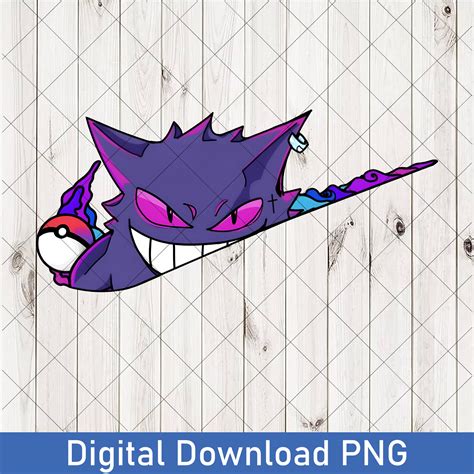 Nike Gengar Pokemon Png Just Do It Gengar Png Disney Genga Inspire