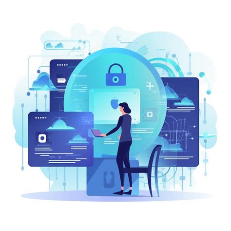 Premium Photo Data Privacy And Data Encryption HD K Wallpaper Stock Photographic Image