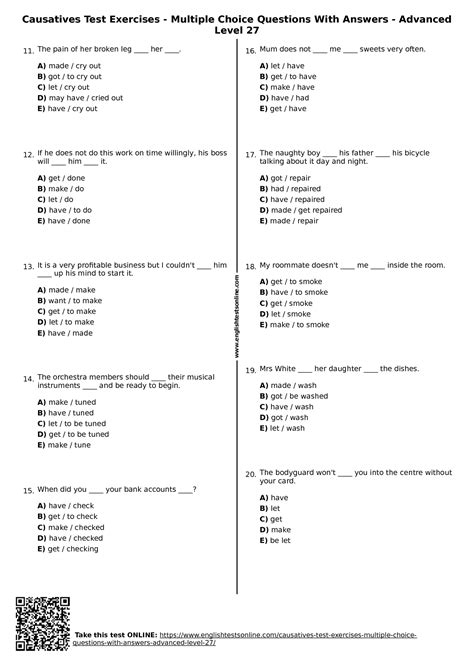 Writing Test Exercises At Dianne Butler Blog