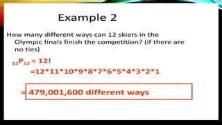 Permutation And Combinations Pptx