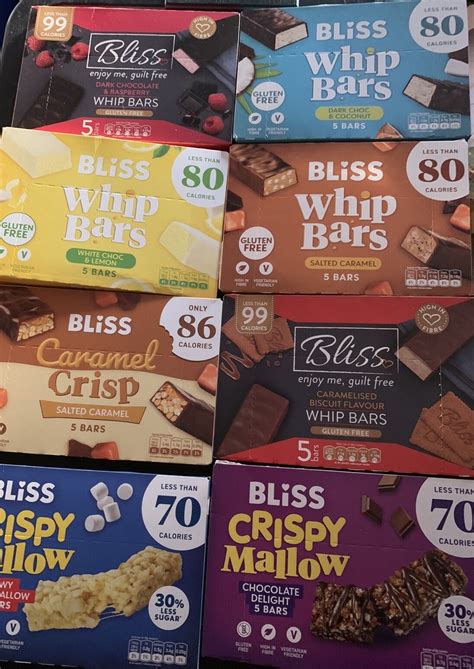 Weight Management Snacks Bliss Whip Low Calorie Snack Bars Multipack