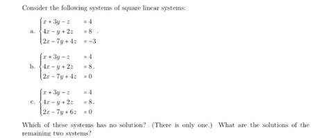 [solved] Consider The Following Triangular System Solutioninn