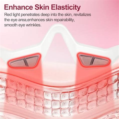 Under Eye Red Light Therapy Device Red Light Therapy Glasses 4 Modes