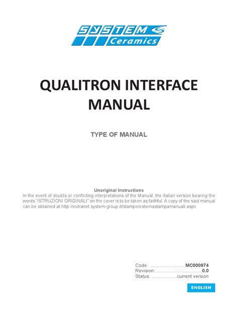 Qualitron Manual Eng Pdf