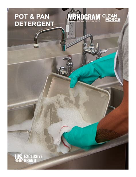 Monogram Clean Force Rtu Pot And Pan Detergent Sell Sheet